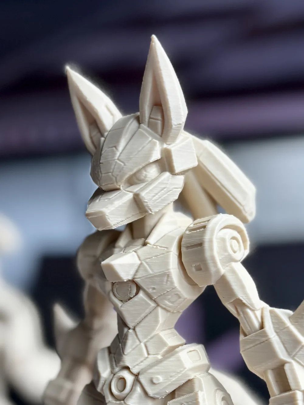 Mecha Pokemon: Lucario 0448 - Free 3D Print Model - MakerWorld