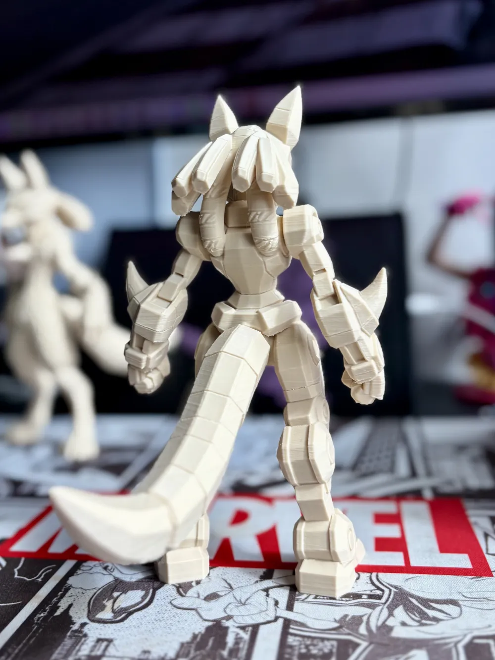 Mecha Pokemon: Lucario 0448 - Free 3D Print Model - MakerWorld
