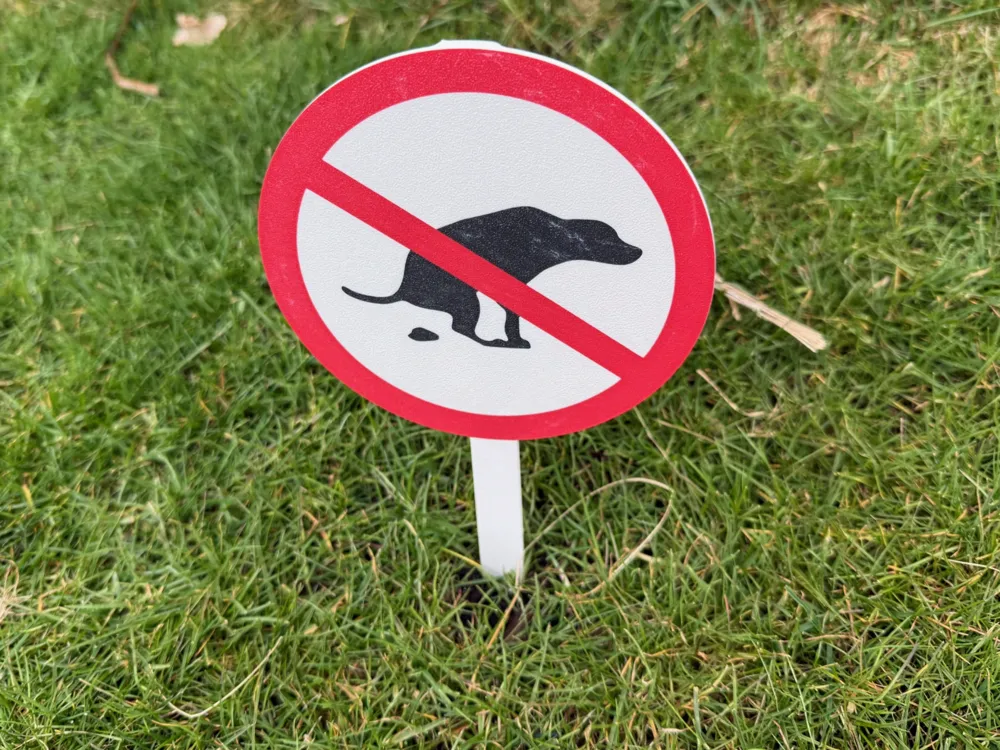 No Dog Pooping Sign - Free 3D Print Model - MakerWorld