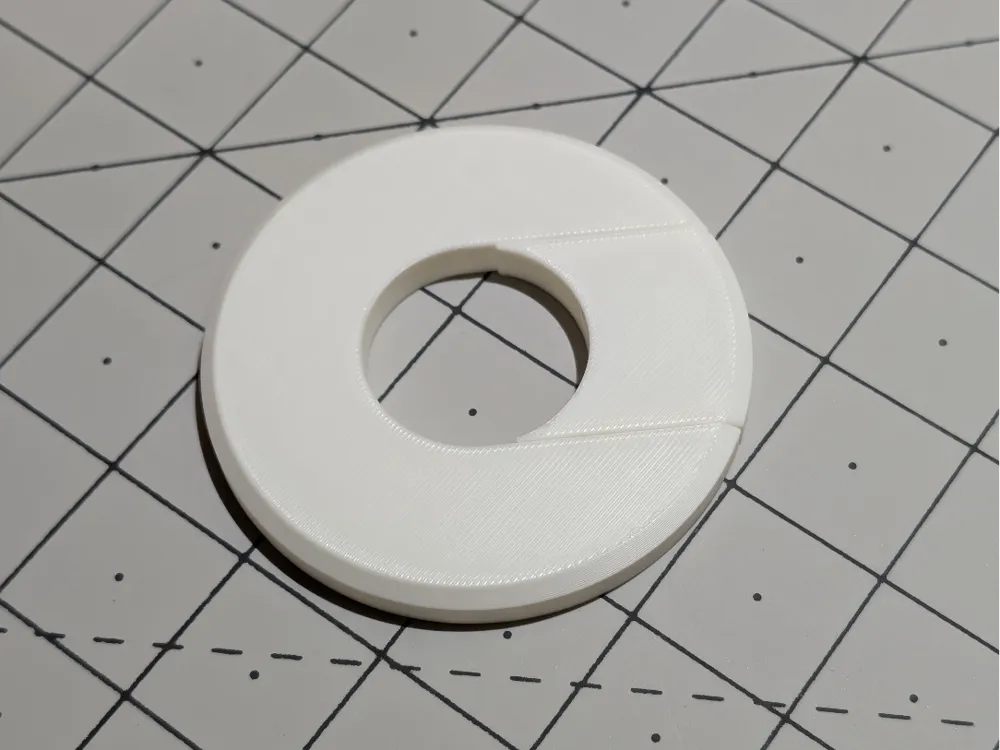 Embellecedor a presión de brida dividida para tubería de PVC de 1 ...