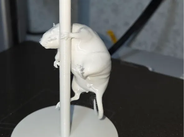 The Pole-Dancing Rat | Funny Desk Toy - Free 3D Print Model - MakerWorld