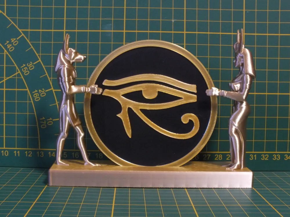 Egyptian Display Stand for Eye of Ra, Eye of Horus - Free 3D Print ...