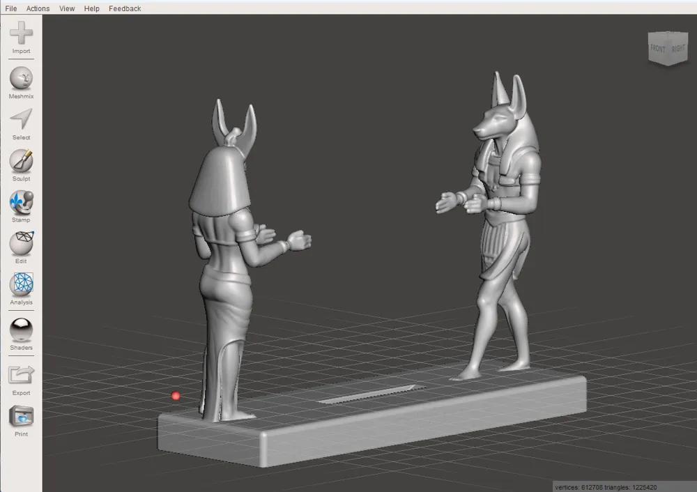 Egyptian Display Stand for Eye of Ra, Eye of Horus by 3-Dr. Lighthouse ...