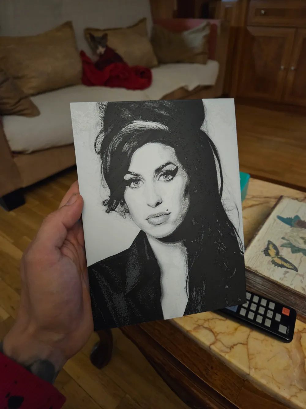 Amy Winehouse Hueforge by Kheev_Fpv - MakerWorld