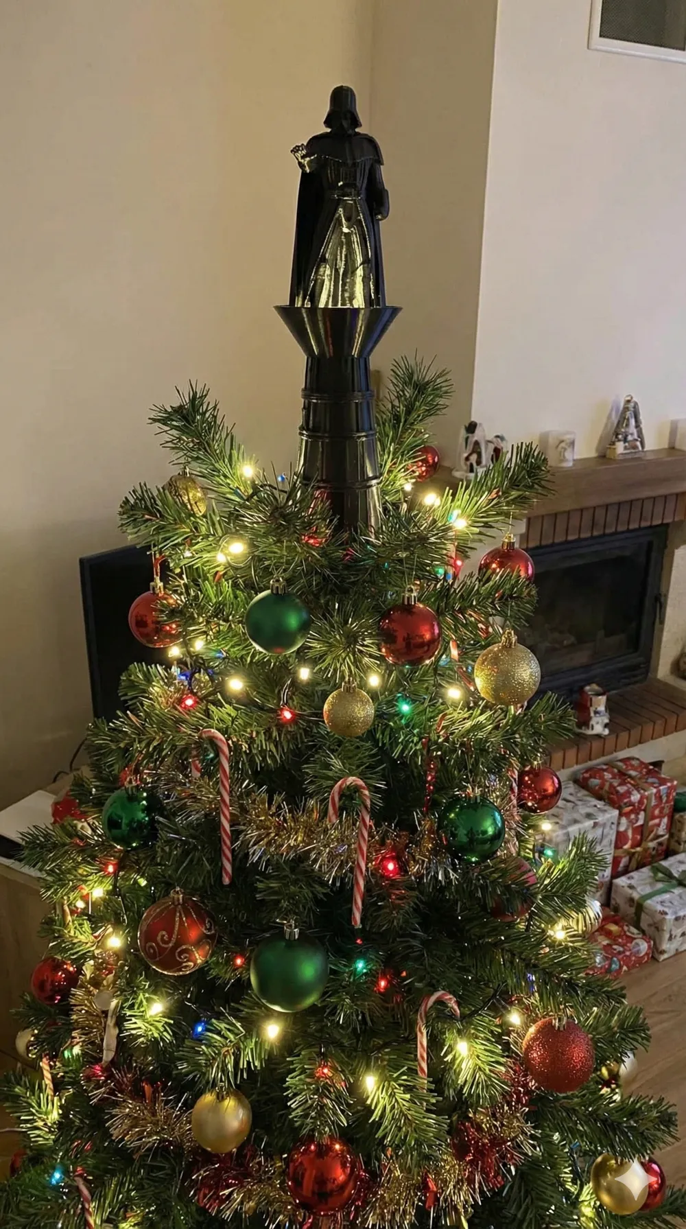 Darth Vader Christmas Tree Topper - Free 3D Print Model - MakerWorld