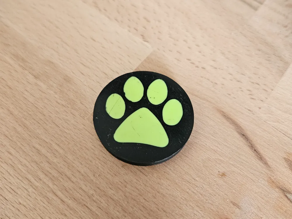 Miraculous Ladybug - Cat Noir Symbol (Chip) by 3DPrintCess - MakerWorld