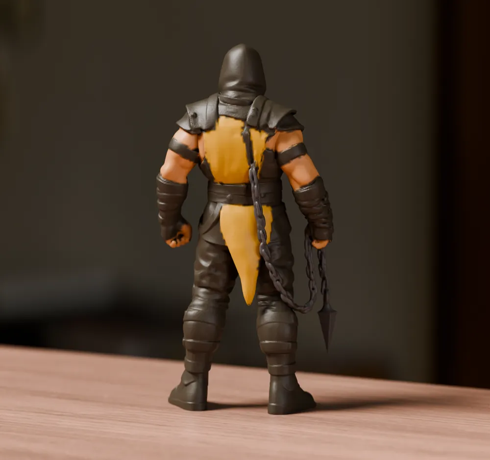 Scorpion Mortal Kombat by Budahazi_Design MakerWorld: Download Free 3D Models