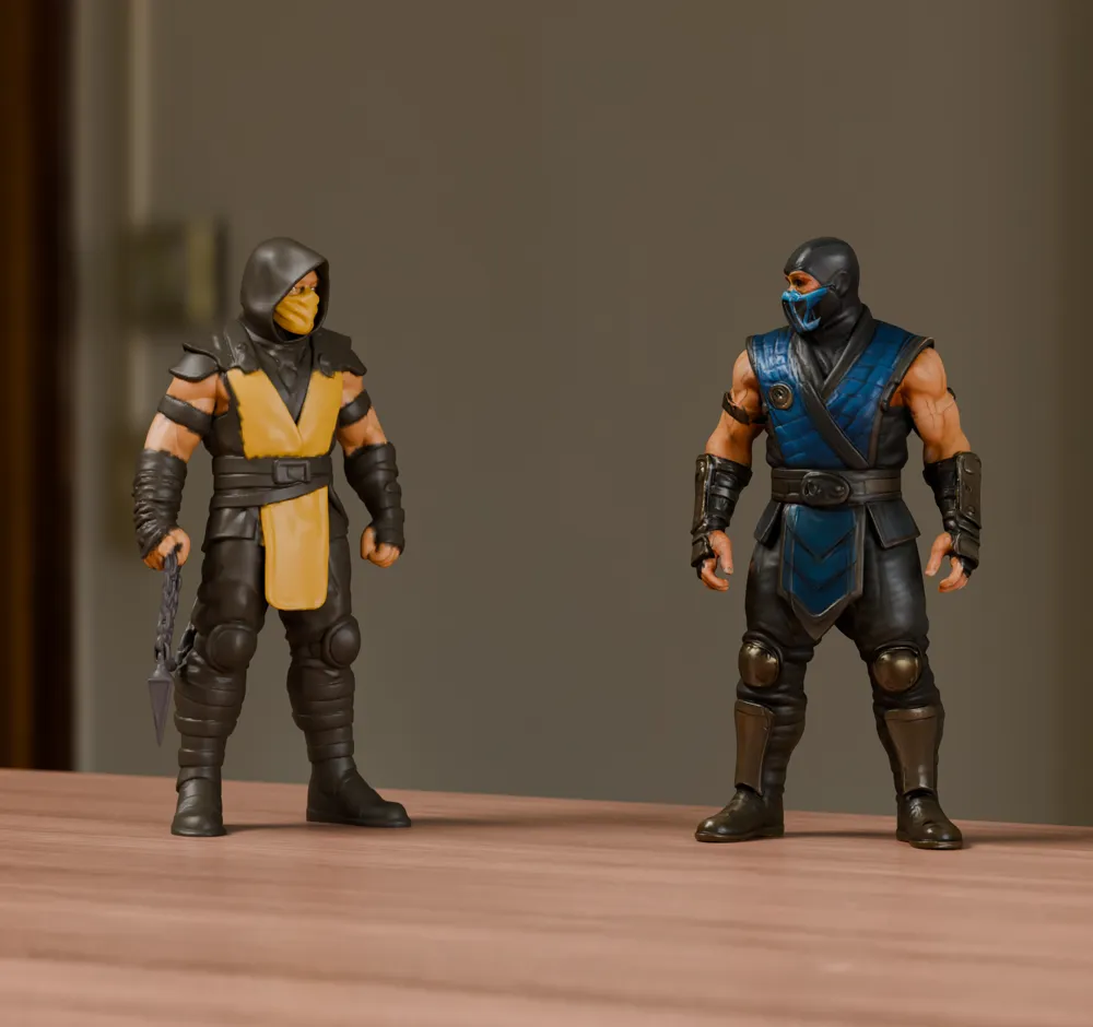 Scorpion Mortal Kombat - Free 3D Print Model - MakerWorld