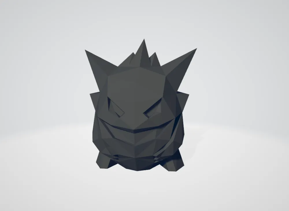 Gengar Low-poly Pokemon by 3Demon by 3Demon - MakerWorld