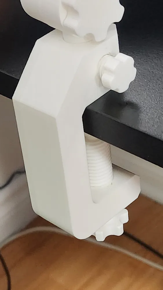 Multifunctional Adjustable Desk Mount - Free 3D Print Model - MakerWorld