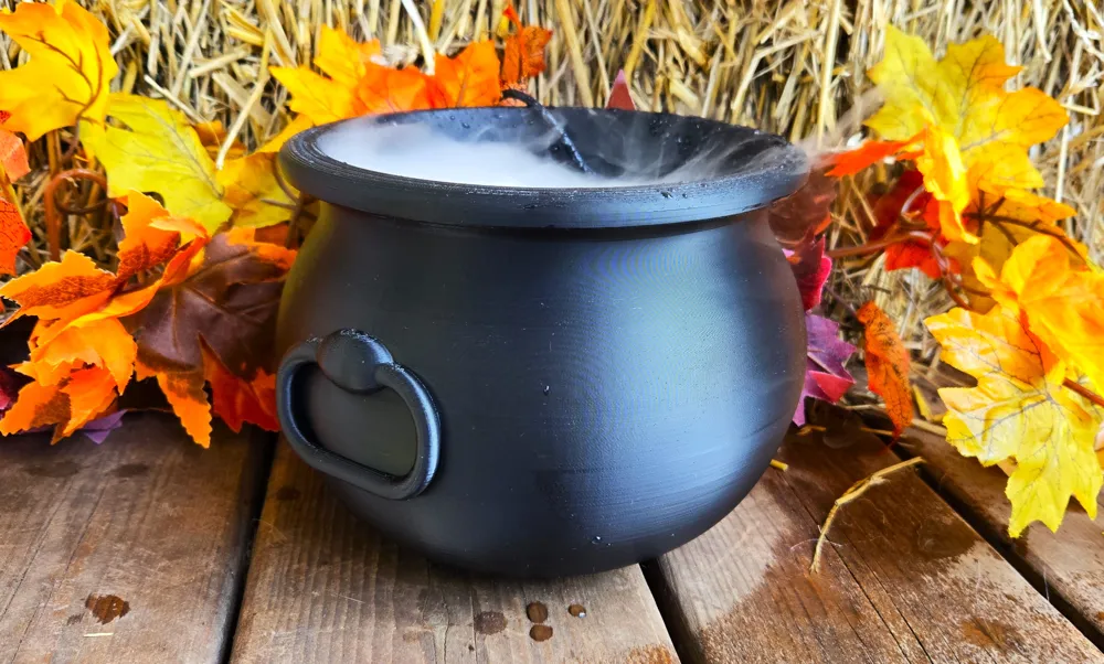 Big Black Cauldron - Halloween Witch's Cauldron by Papadansmaman ...