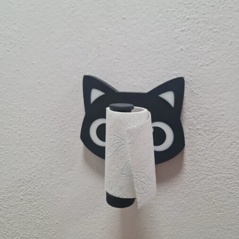 Toilet Paper Cat by sylei MakerWorld: Download Free 3D Models