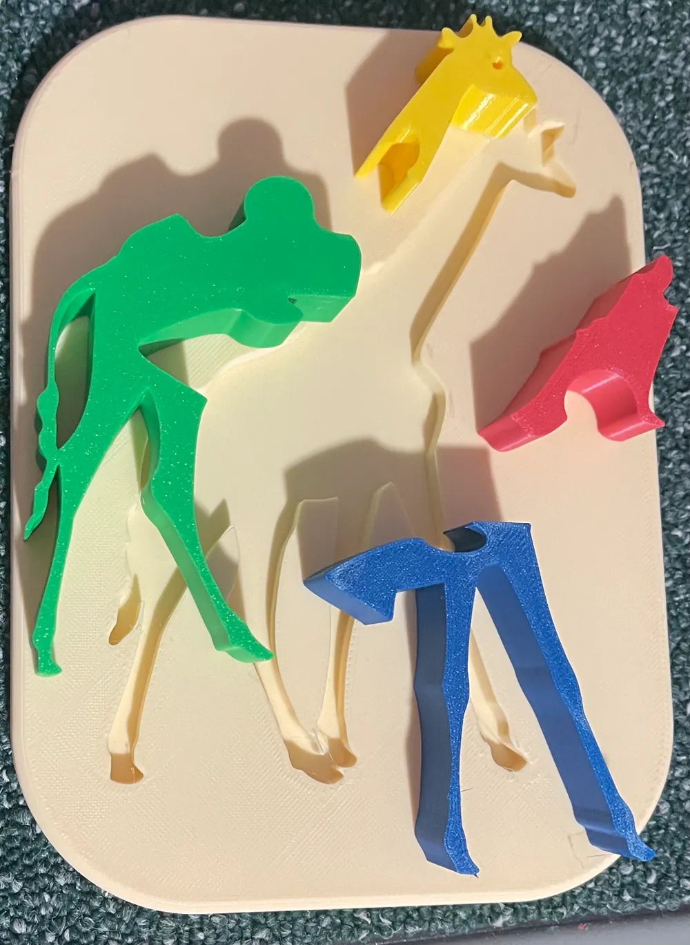 Giraffe Puzzle for Kids by intommy - MakerWorld