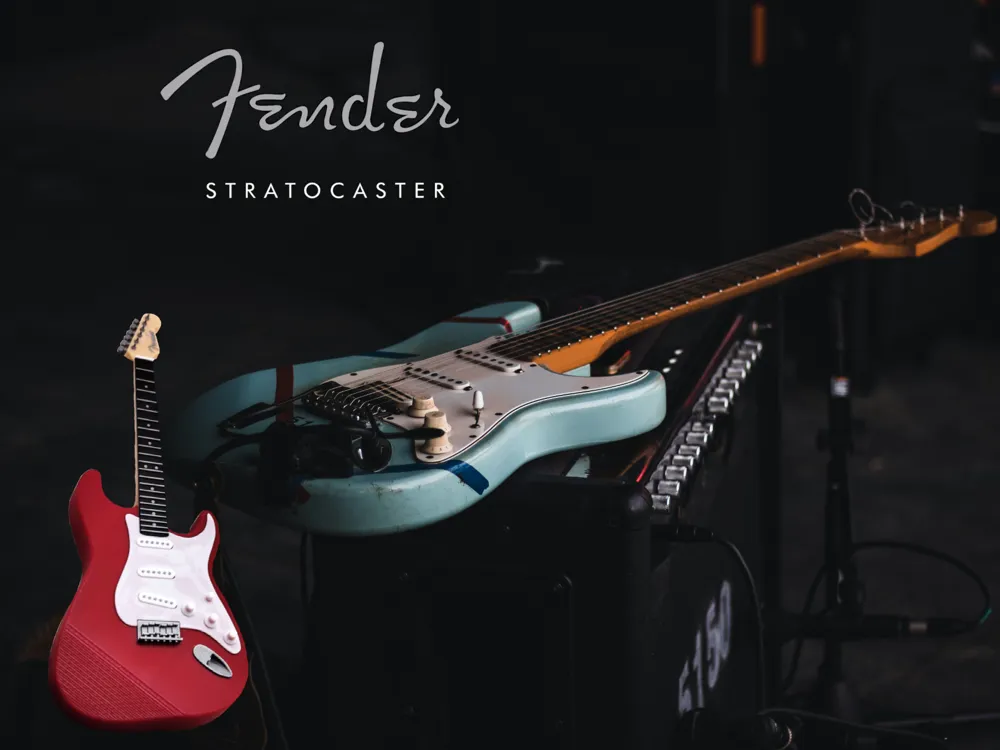 Fender Stratocaster - Free 3D Print Model - MakerWorld