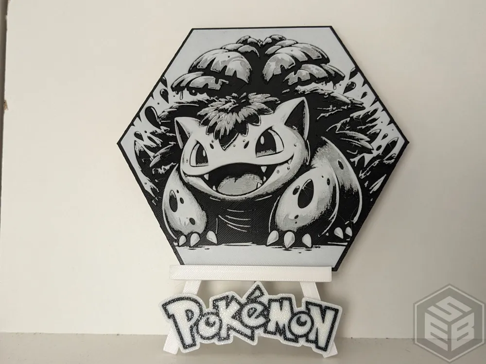 Pokemon Venusaur Hueforge Hex Hexagon by Seb3D MakerWorld: Download ...