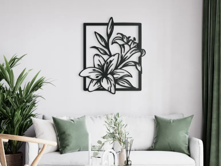 2D Wall Art Flowers by 3Devil - MakerWorld