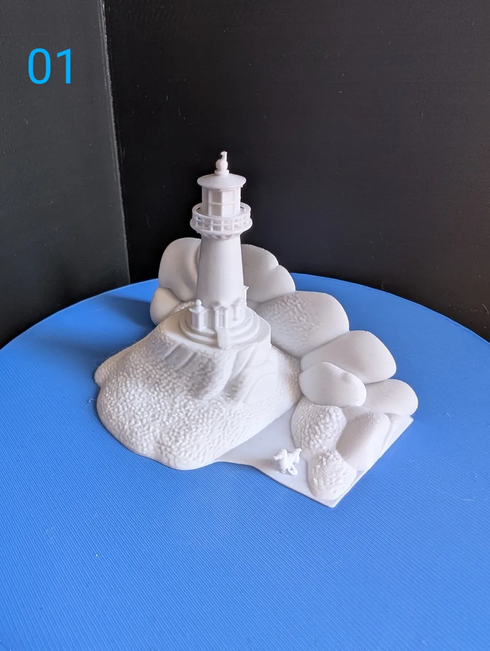 Lighthouse On The Rocks miniature Collection by Wizualizer MakerWorld ...