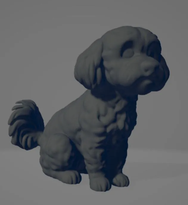 maltese dog by GPex3D MakerWorld: Download Free 3D Models