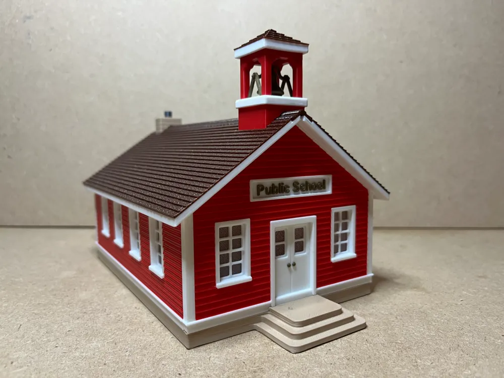 Escuela de una sola habitación a escala 1/64 por 3dEd - MakerWorld