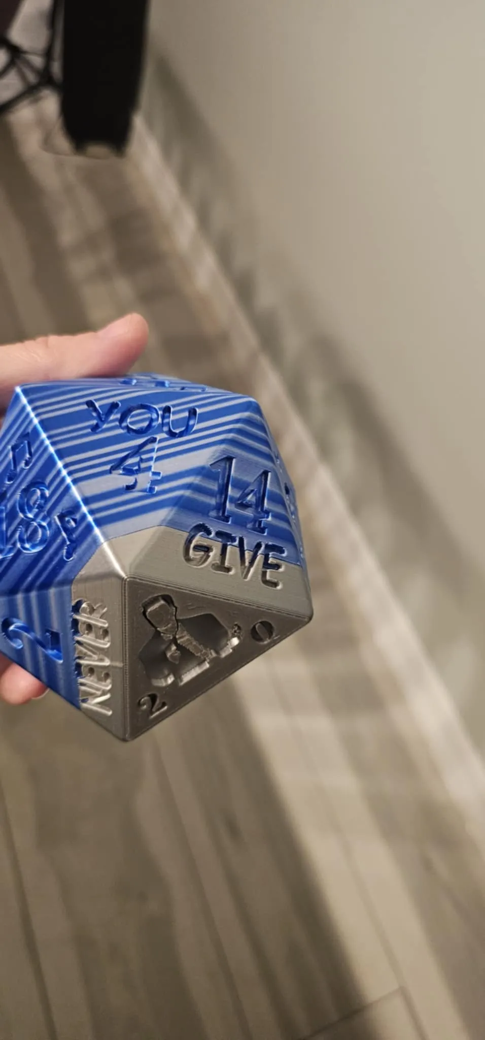D20 Rick Roll Remixed by Jkc135r MakerWorld: Download Free 3D Models