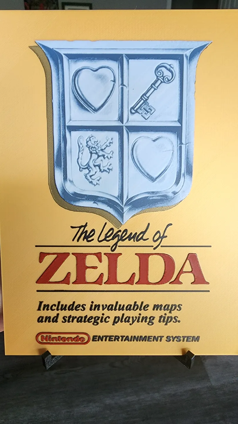 The Legend of Zelda NES Box Art by Suddenly Art MakerWorld: Download ...