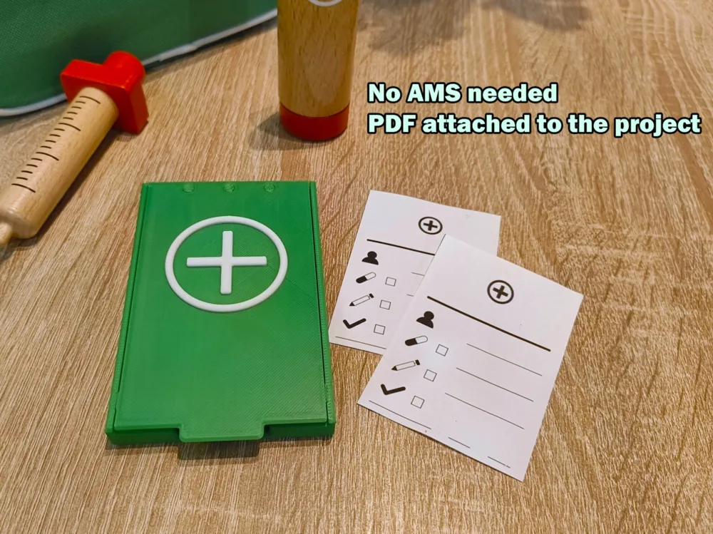 prescription box, playing doctor - Free 3D Print Model - MakerWorld