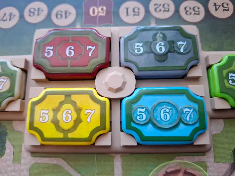 Castles of Burgundy Bonus Tile Holder by cyberjunk - MakerWorld