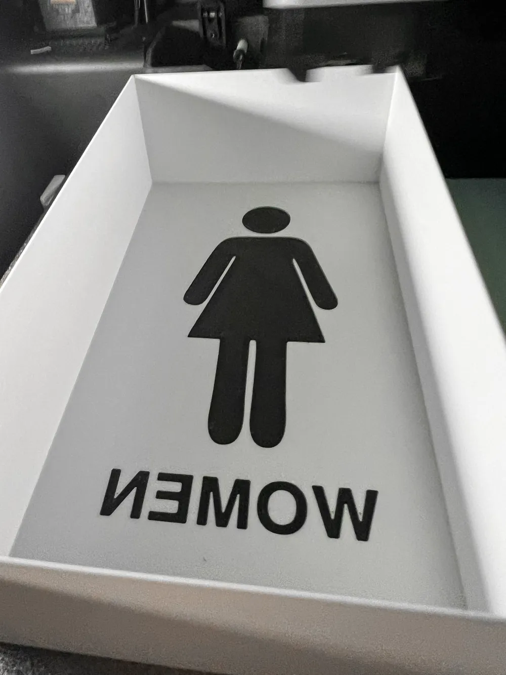Illuminated Toilet Sign by HOUBARY Production MakerWorld: Download Free ...