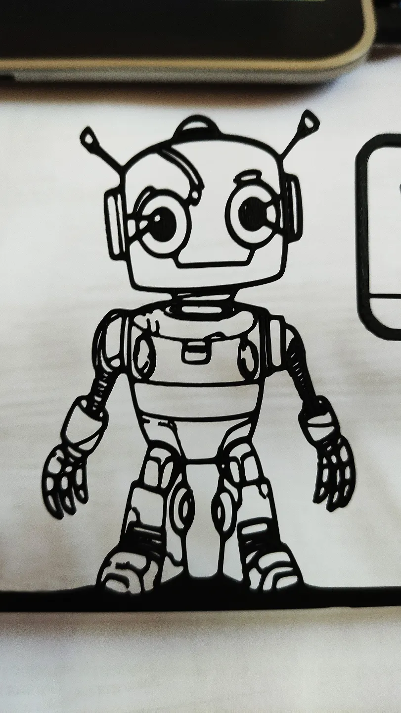 WC door hanger from cartoon "La Linea" Balum Balum by vg1 - MakerWorld