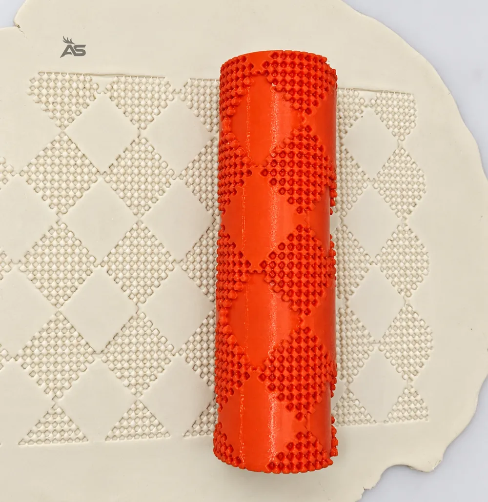 AS-R073-S – Argyle Checker Pattern Roller - Free 3D Print Model ...