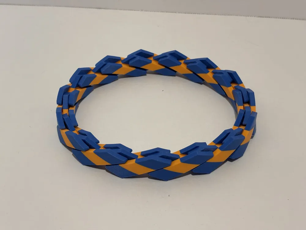 Expanding Fidget Ring Circle - Print in Place - Free 3D Print Model ...