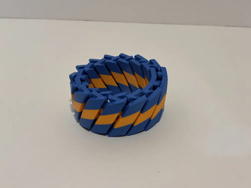 Expanding Fidget Ring Circle - Print in Place - Free 3D Print Model ...