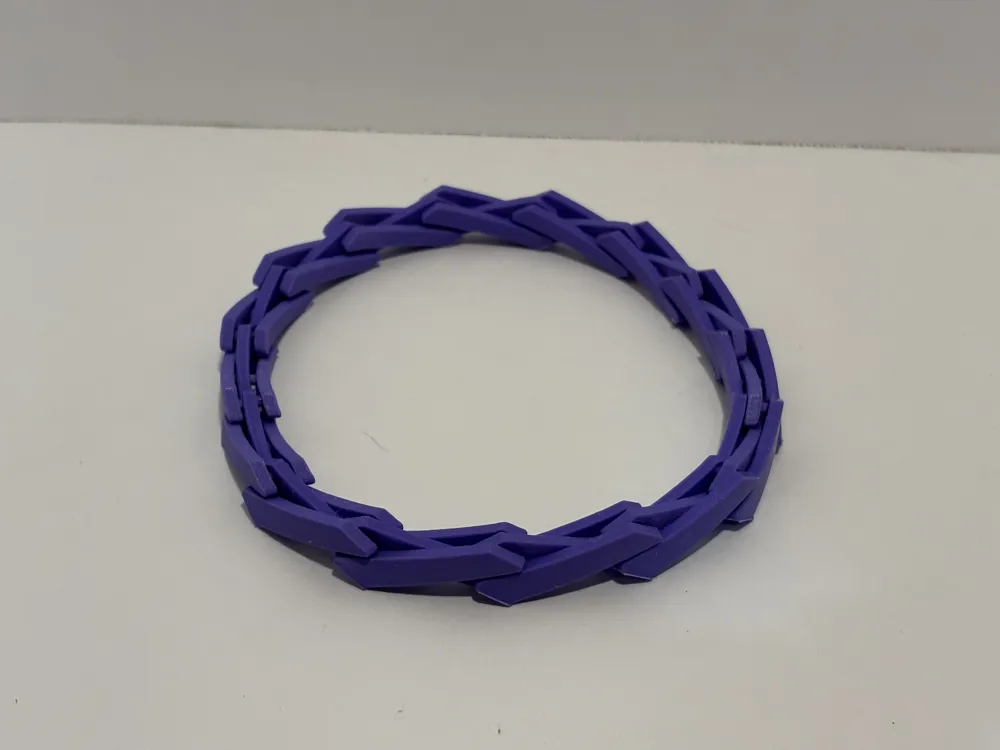 Expanding Fidget Ring Circle - Print in Place - Free 3D Print Model ...