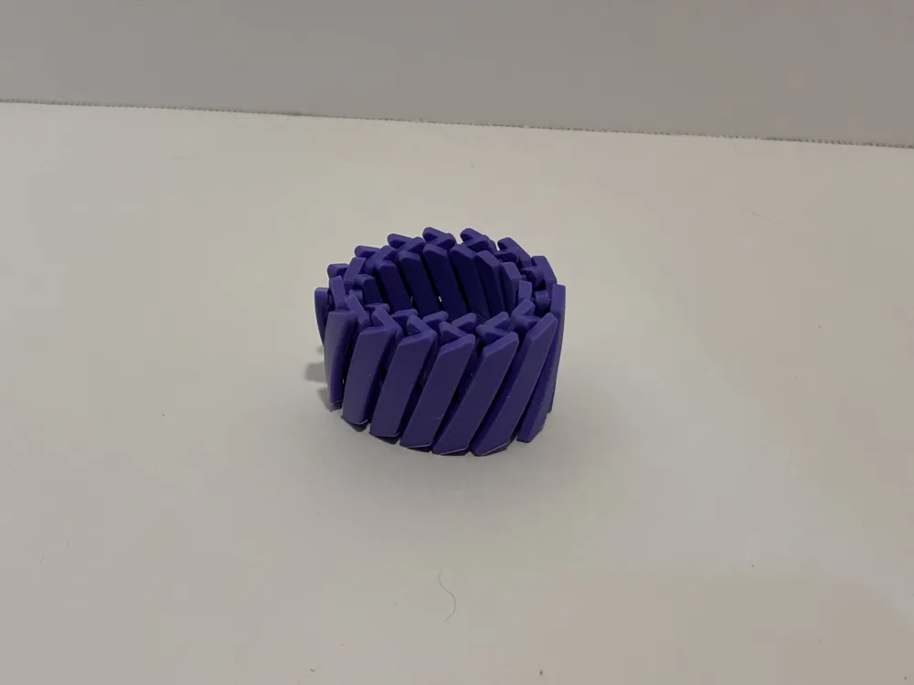 Expanding Fidget Ring Circle - Print in Place - Free 3D Print Model ...