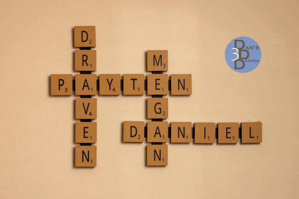 Scrabble Wall Tiles (Large) by dry3210 MakerWorld: Download Free 3D Models