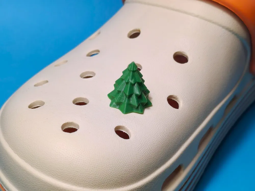 Christmas tree croc charm by ThemeParkBoy MakerWorld: Download Free 3D ...