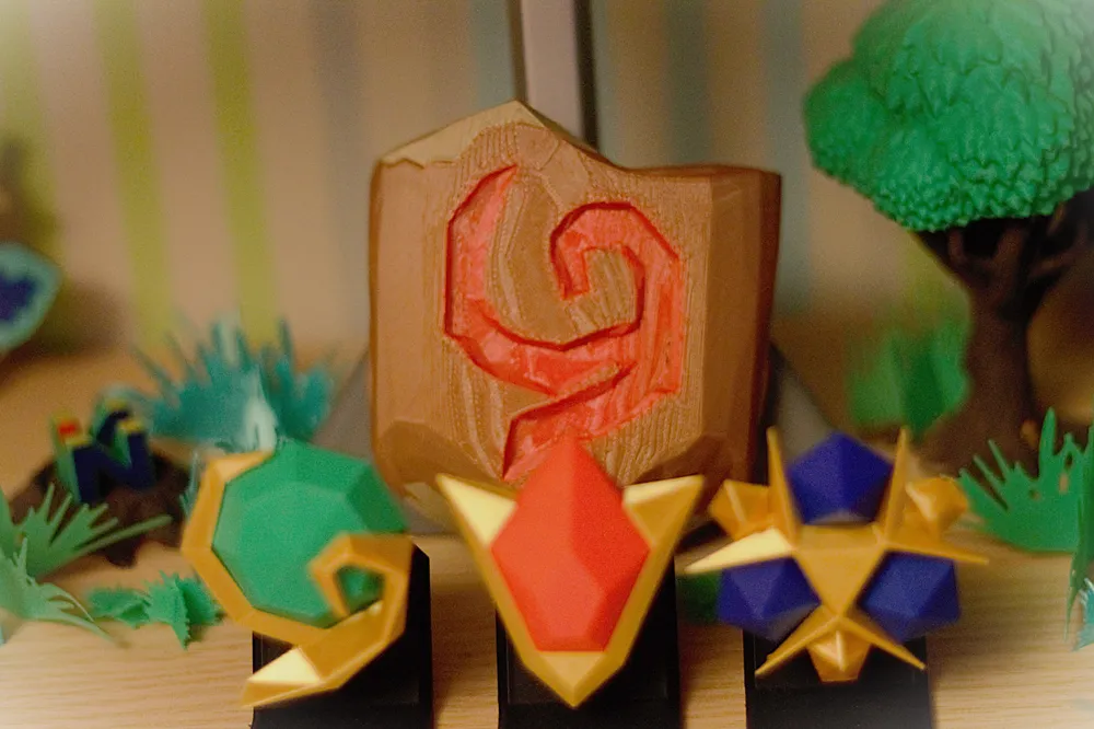 Deku Shield from Ocarina of Time - Free 3D Print Model - MakerWorld