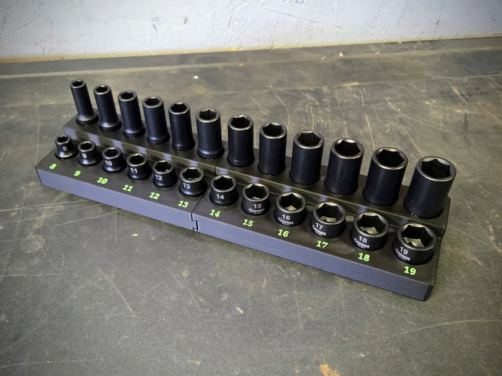 QUINN 3/8 in. Metric Master Impact Socket Set Tray by ChopperOriginals ...
