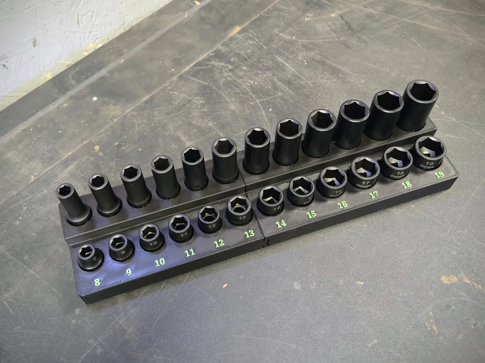 QUINN 3/8 in. Metric Master Impact Socket Set Tray by ChopperOriginals ...