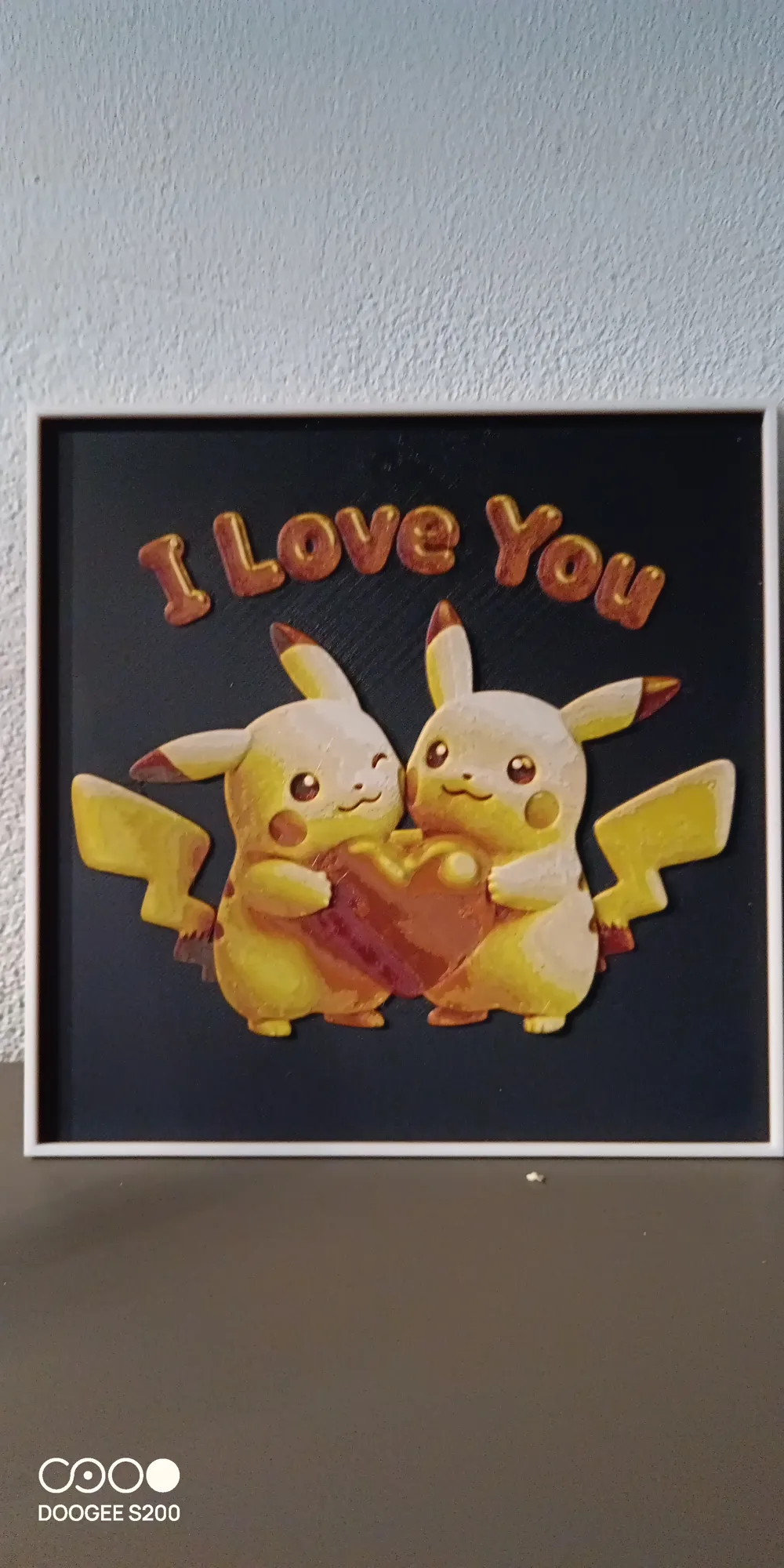 Pikachu San Valentine Hueforge - Free 3D Print Model - MakerWorld