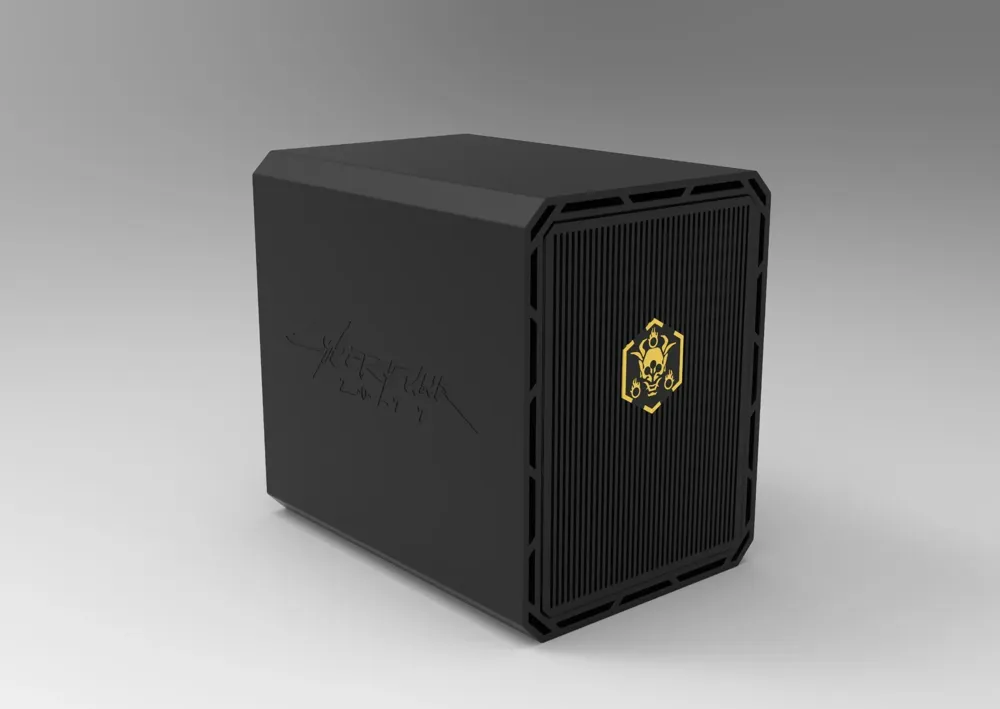 QNAS4 V2 Case 2077 Color Scheme Cyberpunk - Free 3D Print Model - MakerWorld