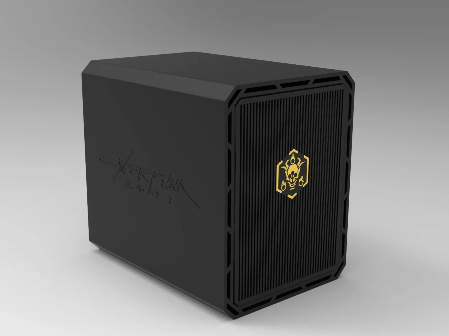 QNAS4 V2 Case 2077 Color Scheme Cyberpunk by 丫丫赶海 - MakerWorld