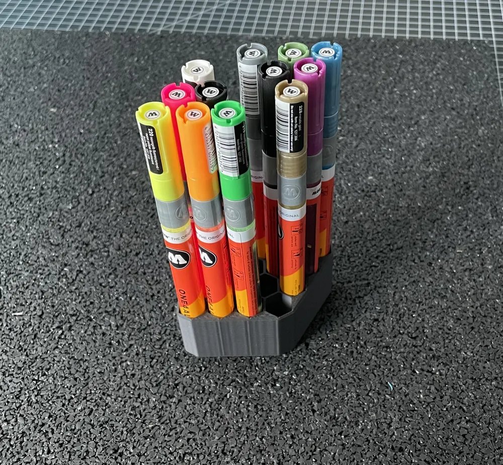 Stifthalter Acryl Marker / Pen holder acrylic markers by Jenson.hainke ...