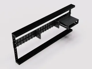 Rack mount network switch bracket by Raddic - MakerWorld