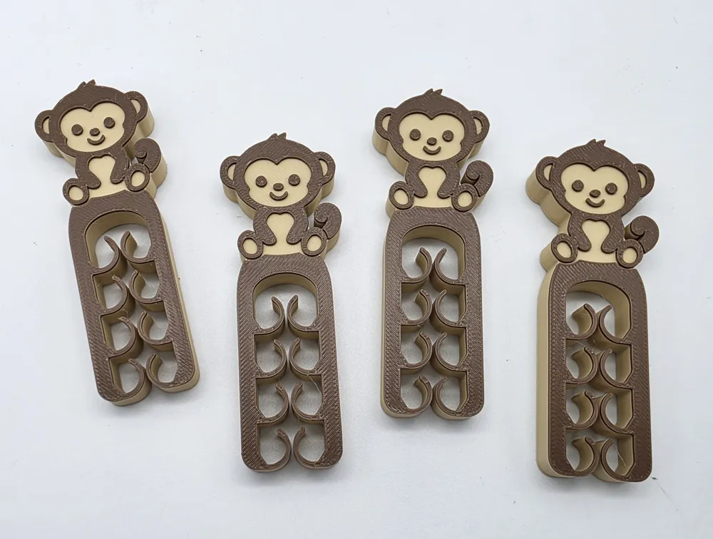 Monkey Chip Clip - Free 3D Print Model - MakerWorld