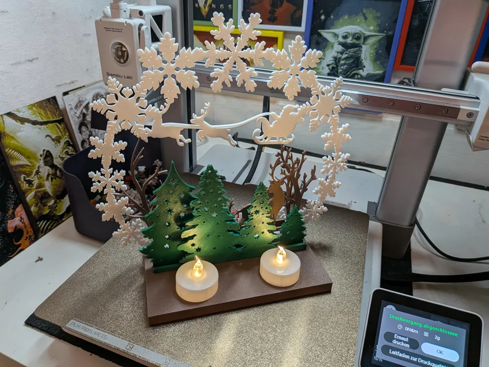 Winter Wonderland Diorama by Kojak.nr MakerWorld: Download Free 3D Models