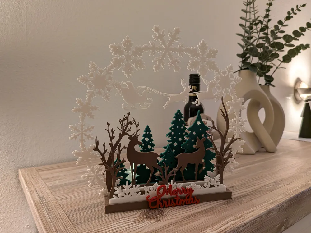 Winter Wonderland Diorama by Kojak.nr MakerWorld: Download Free 3D Models