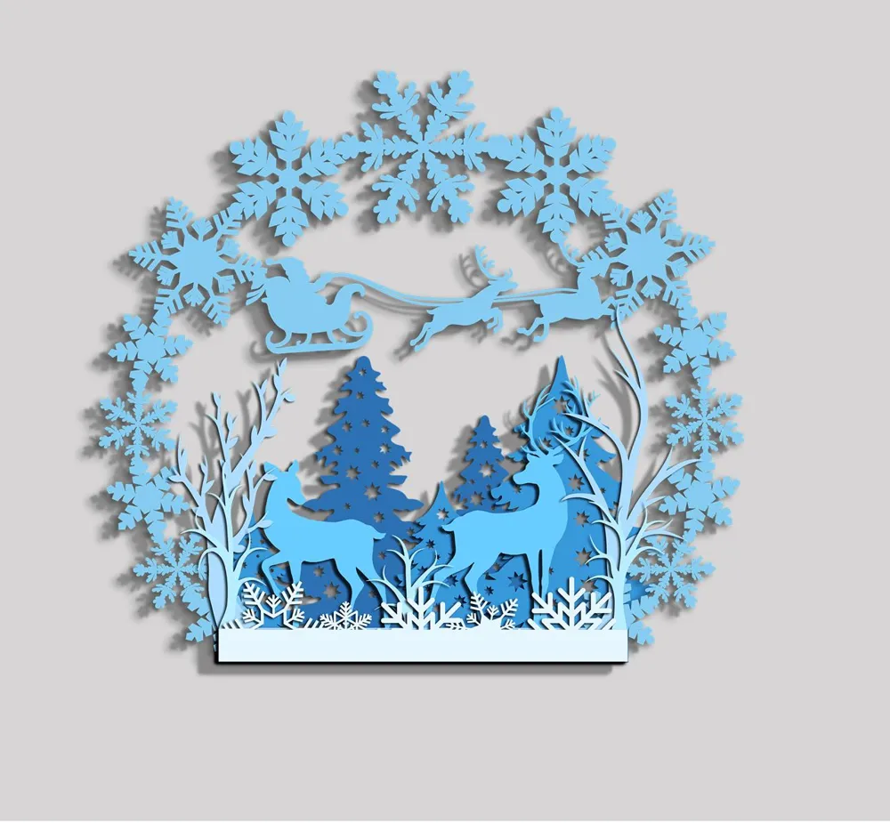 Winter Wonderland Diorama by Kojak.nr MakerWorld: Download Free 3D Models