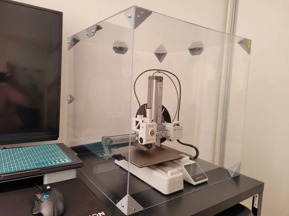 Acrylic Enclosure for A1/ A1 mini and Many Others - Free 3D Print Model ...