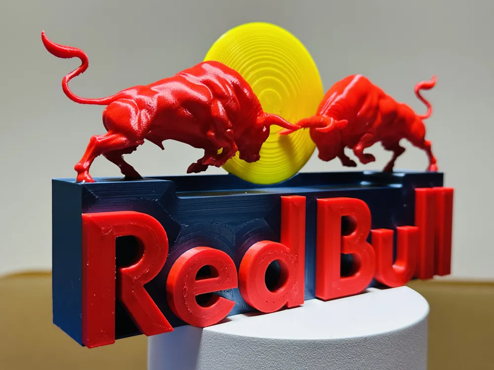 3D Red Bull Sculpture – Fan Art by JAV-3D MakerWorld: Download Free 3D ...